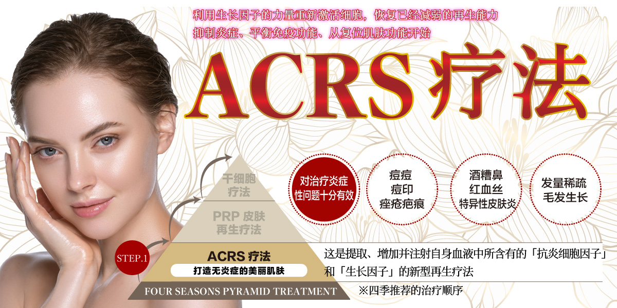 ACRS疗法（肌肤再生治疗） | フォーシーズンズ美容皮膚科クリニック東京院｜東京・銀座